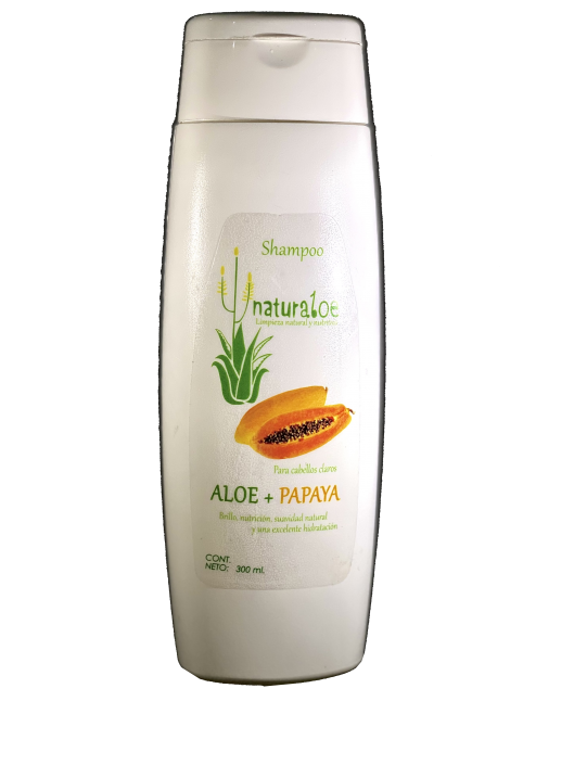 Shampoo de Aloe Vera y Papaya – Asociación El Rosal